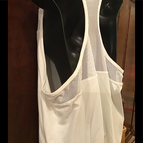 Fabletics | Tops | Fabletics White Tunic Tankcoverup Euc Like New ...